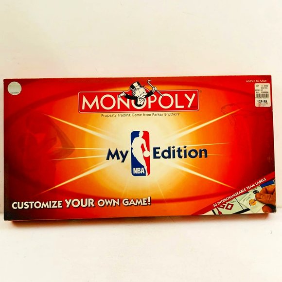 Hasbro | Games | Vintage Monopoly My Nba Basketball Edition 206 ...